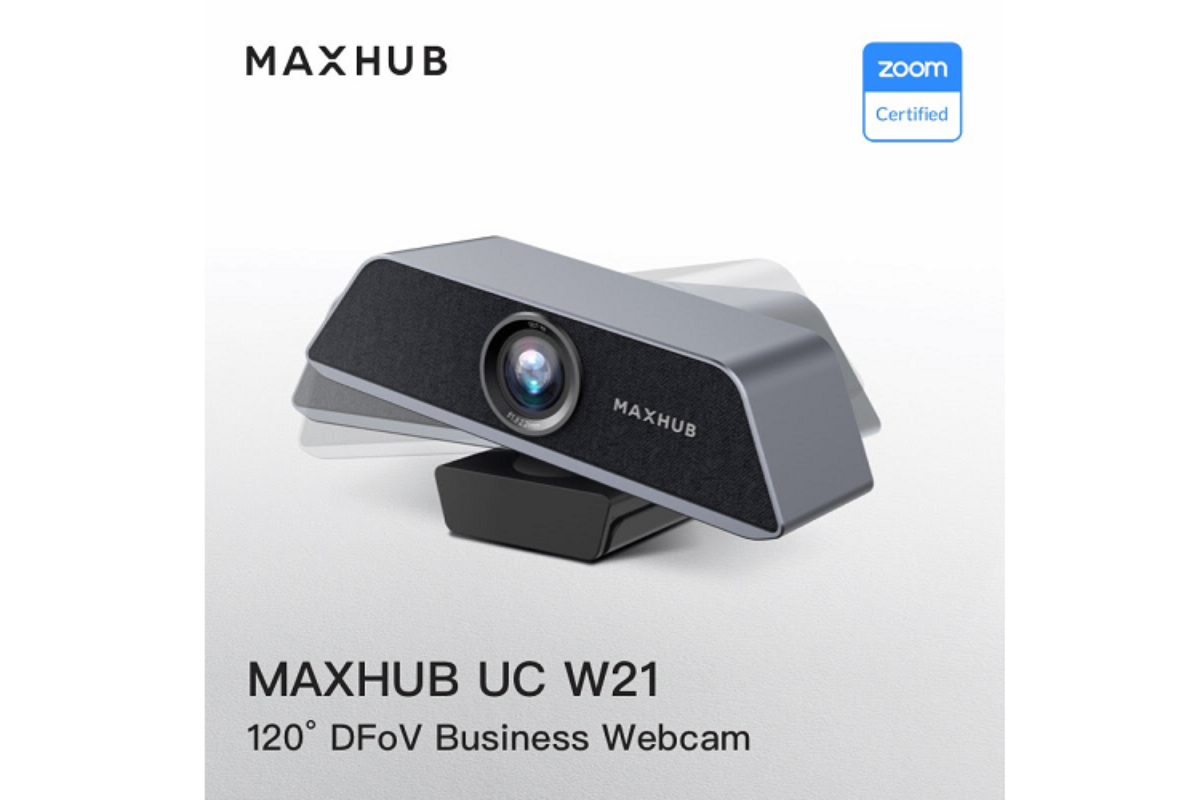 La cámara web MAXHUB W21 recibe la certificación de Zoom | Electromarket